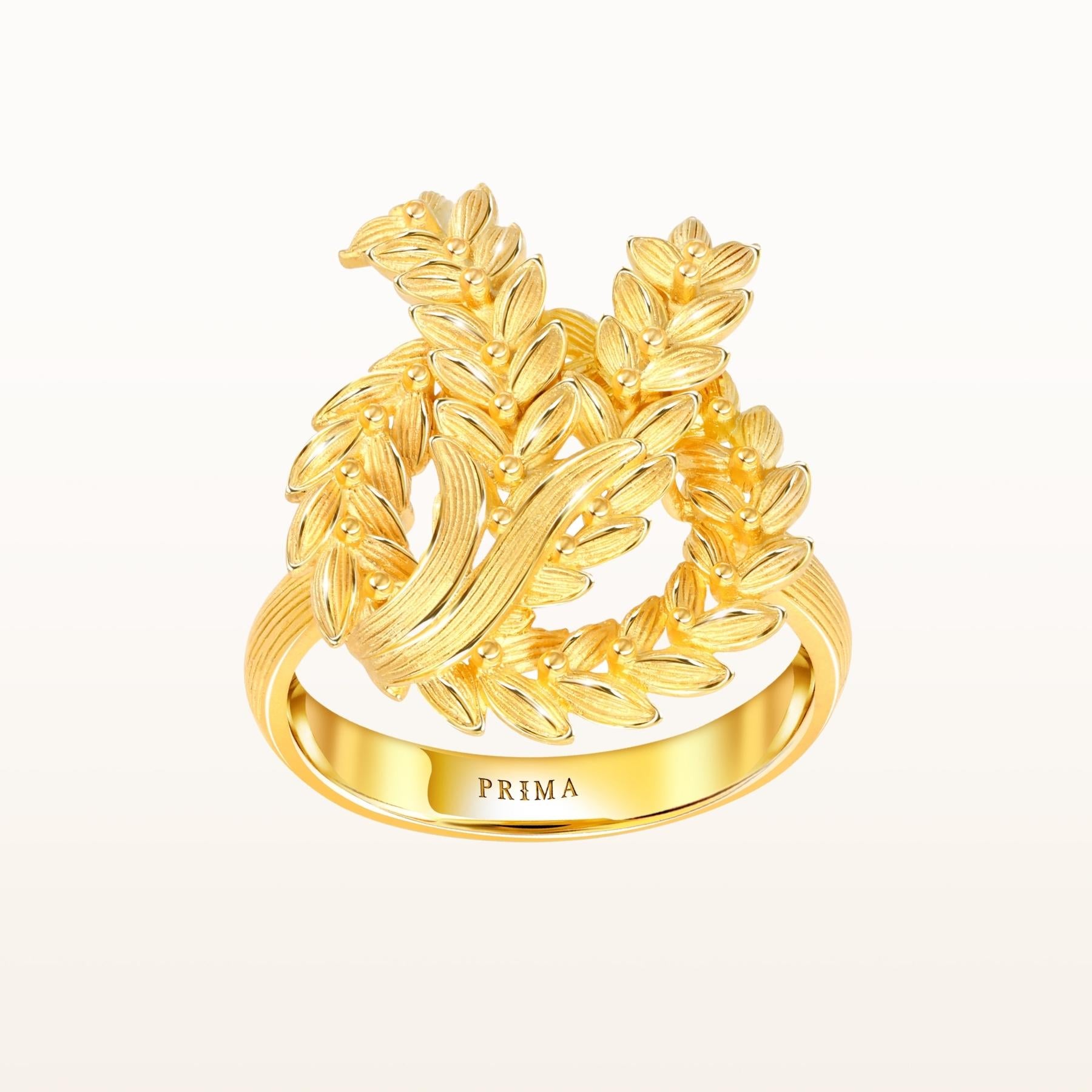 24K Pure Gold Ring: Ruang Khaow Design – Prima Gold Official